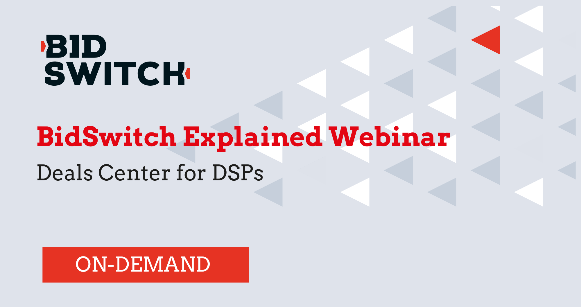 WEBINAR: Deals Center for DSPs